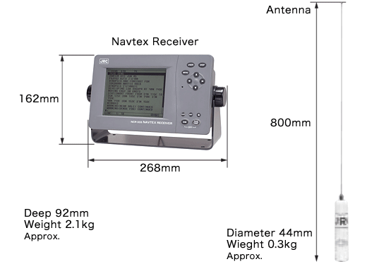 NAVTEX RECEIVER for GMDSS NCR-333｜JRC（Japan Radio Co.,Ltd.）