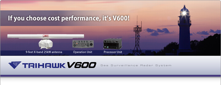 VTS TRIHAWK V600｜JRC（Japan Radio Co.,Ltd.）