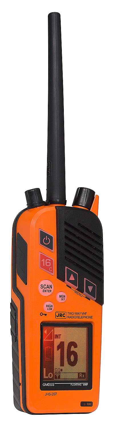 小型軽量で使いやすさを重視した双方向VHF無線電話装置 JHS-207を発売｜JRC 日本無線株式会社