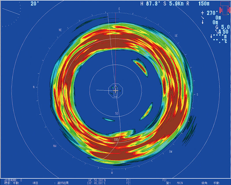 Fully stabilized Omni-directional sonar JFS-280｜JRC（Japan Radio Co.,Ltd.）