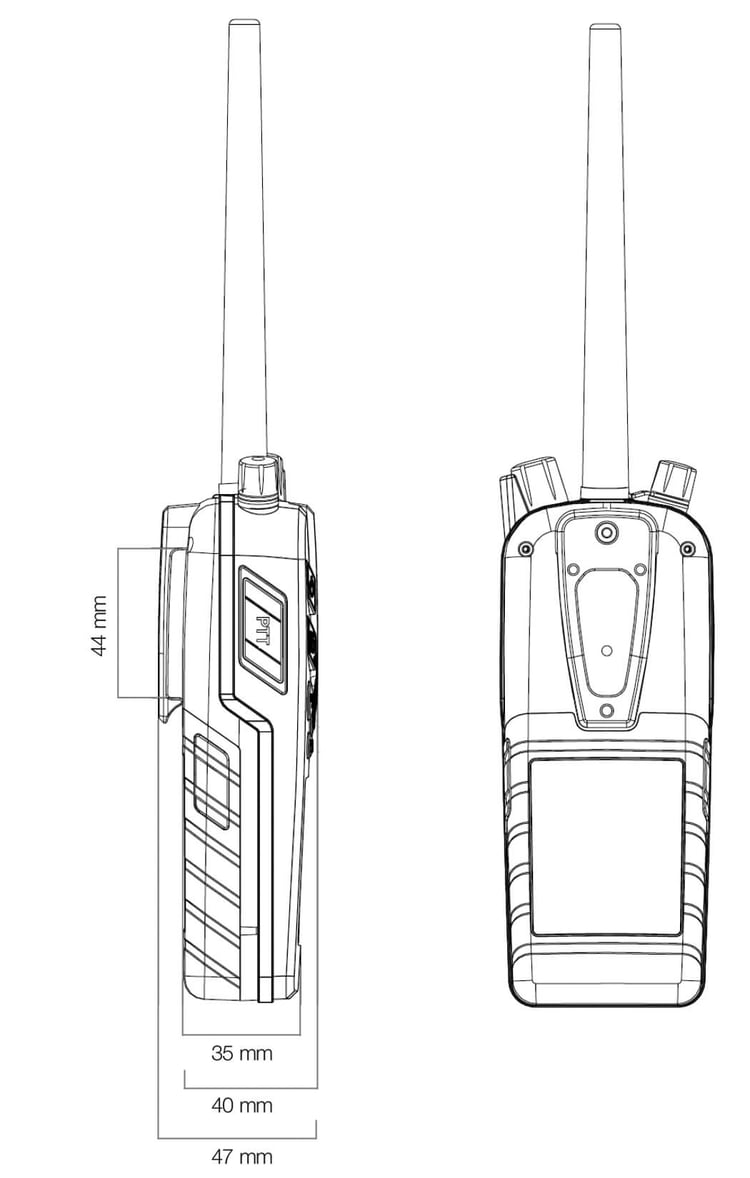 双方向VHF無線電話装置 JHS-207｜JRC 日本無線株式会社