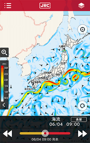 JM-Weather (J-Marine アプリ)｜JRC 日本無線株式会社