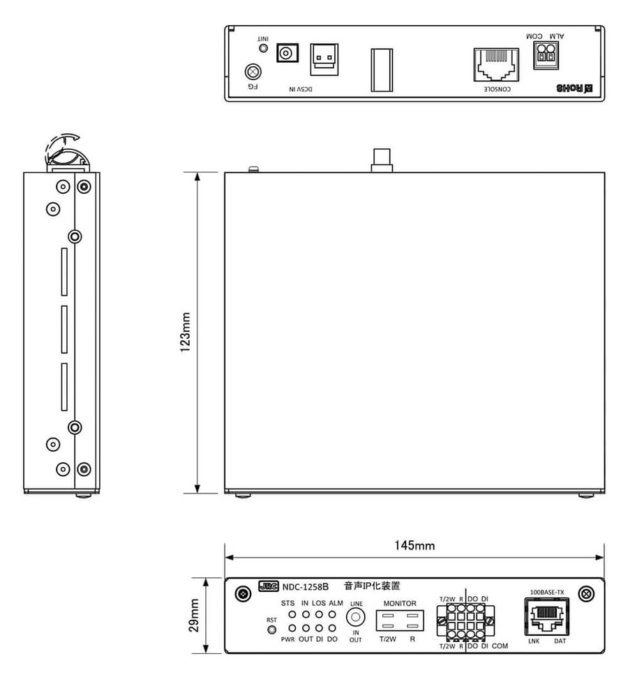 音声IP化装置NDC-1258B｜JRC 日本無線株式会社