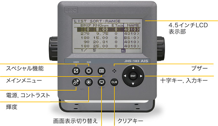 AIS（船舶自動識別装置）JHS-183｜JRC 日本無線株式会社